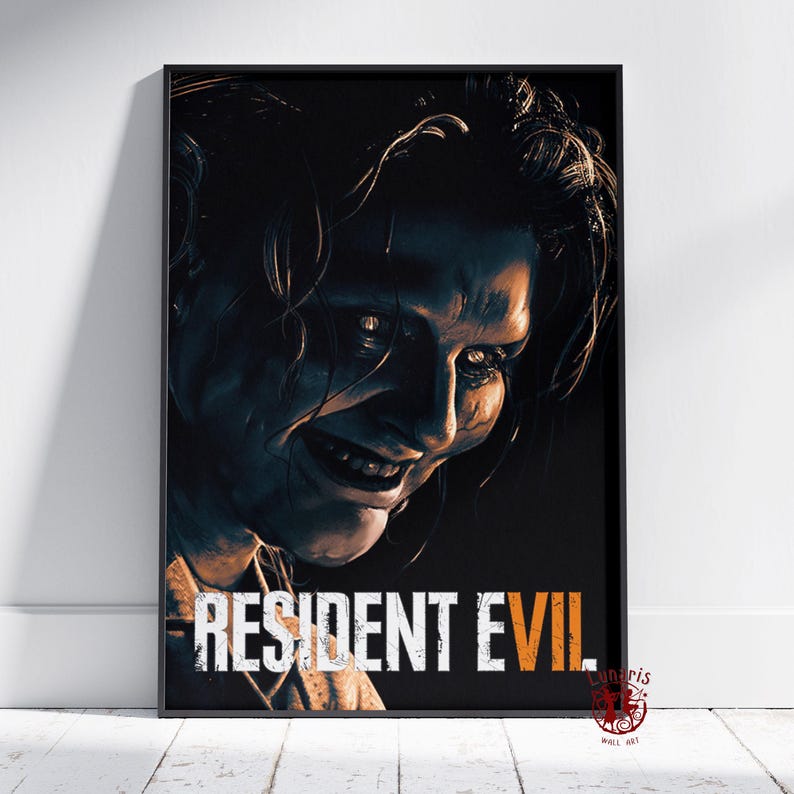 Resident Evil 7 Biohazard Poster | Eveline Kennedy Wall Art | Unframed ...