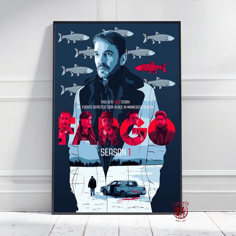 Fargo Poster | Lester Nygaard Wall Art | Unframed Canvas Print | Gift ...