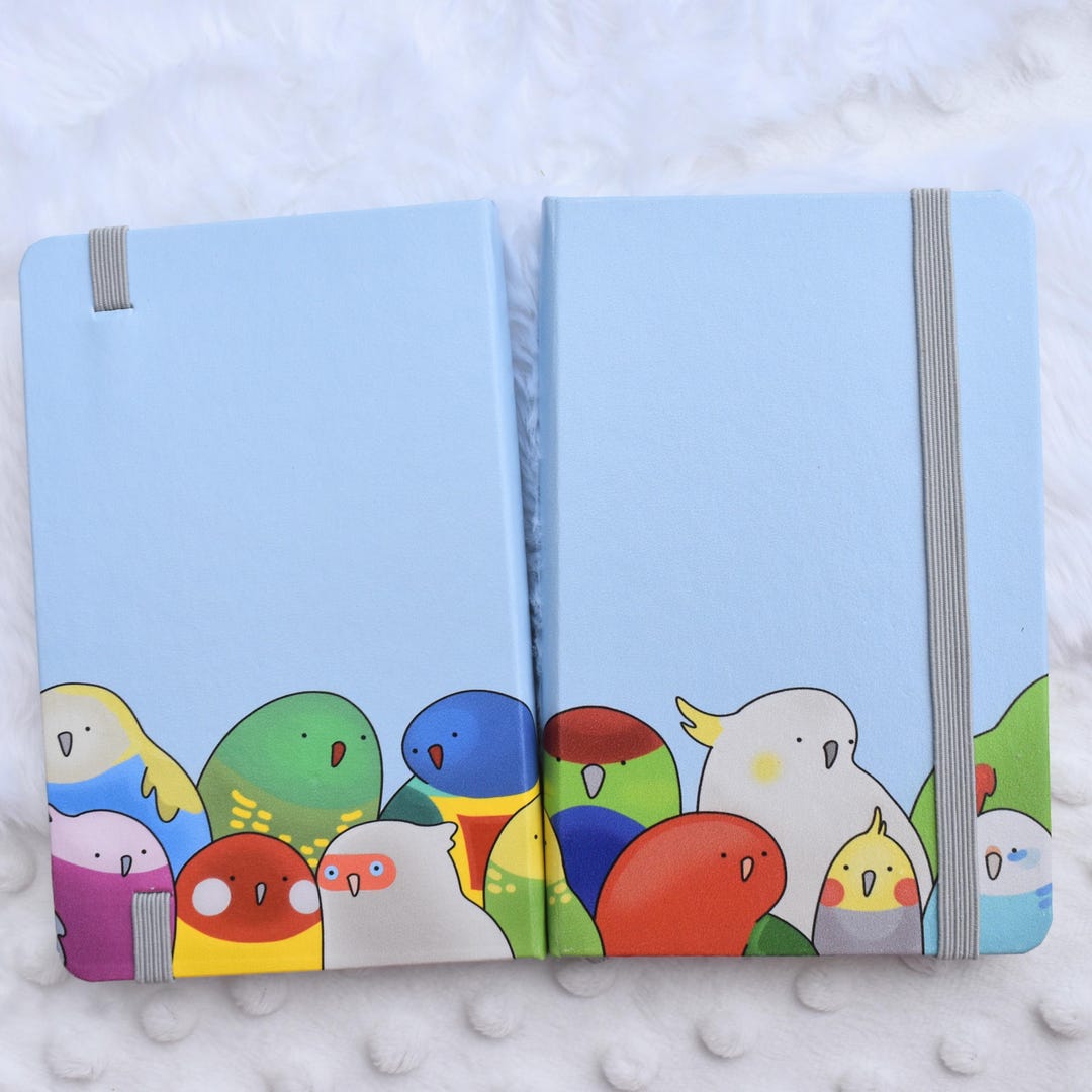 Notebook Notepad Australian Parrot 2025 Parrot Galah Lorikeet Budgie ...
