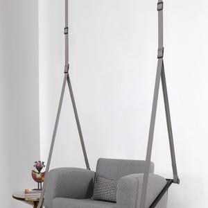 Luxury Sofa Swing - Single Seater in GREY Color With Cushion-989mm X ...