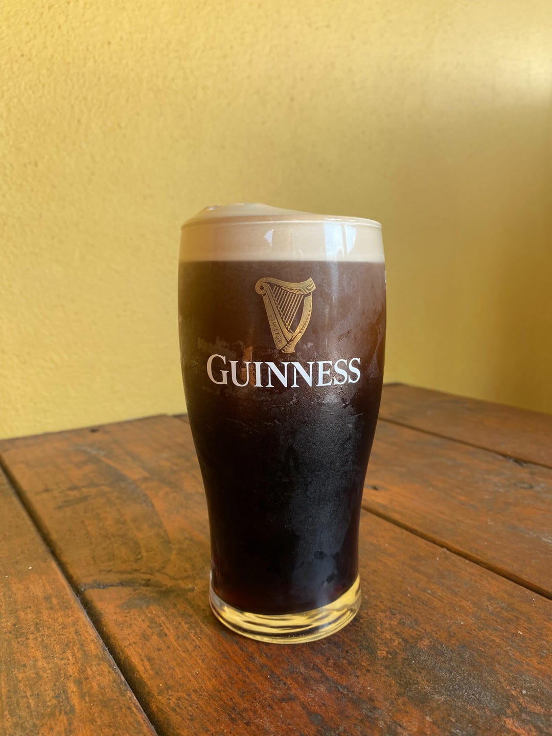 Guinness Glass Print - Etsy
