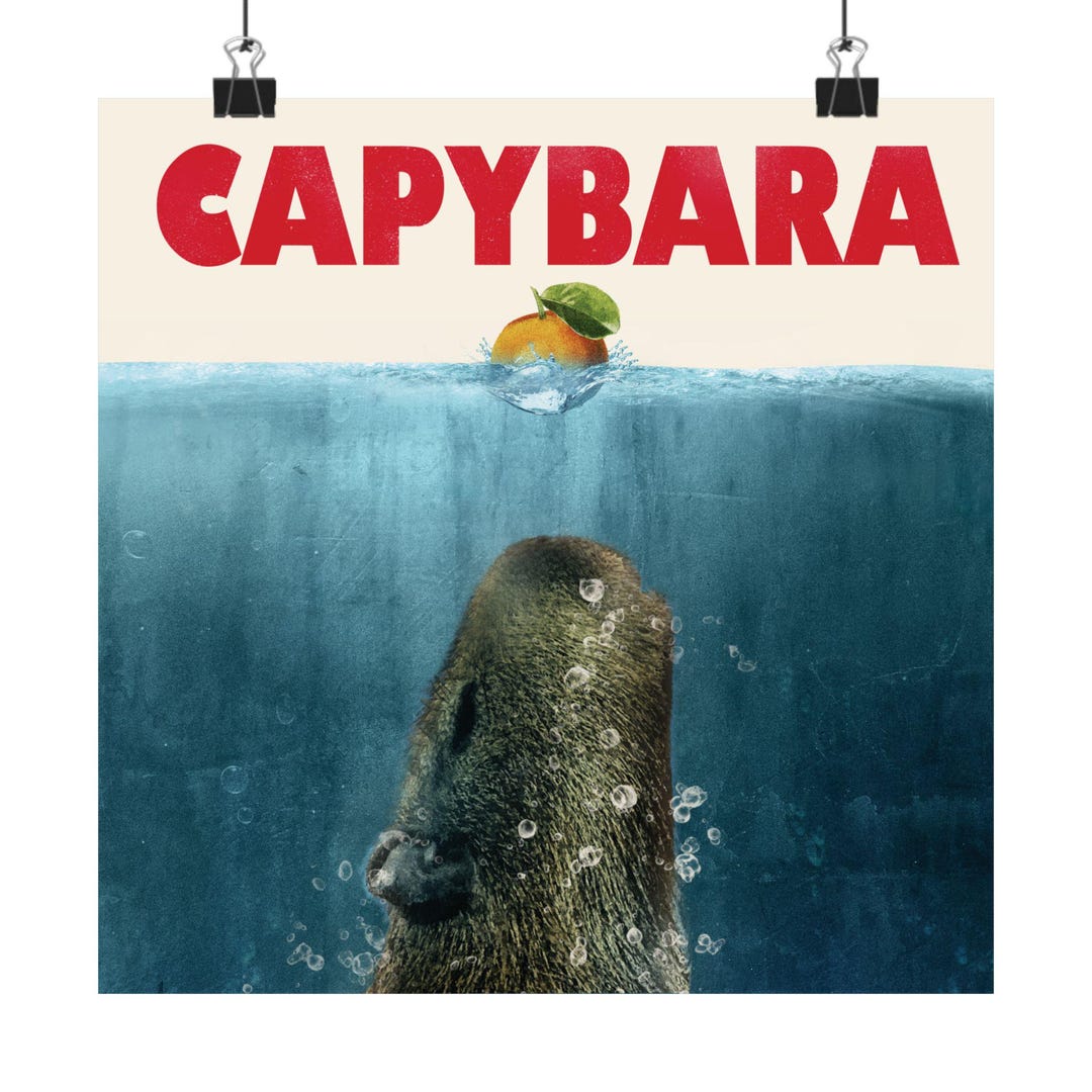 Capybara Parody Movie Poster , Capybara Coolness to Your Day ...