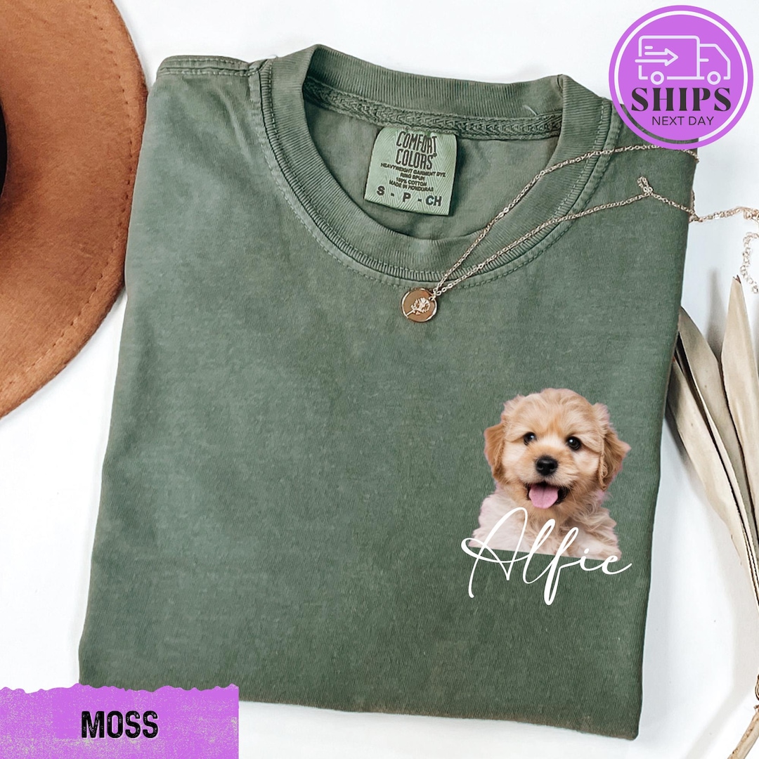 Custom Dog Shirt / Personalized Pet Name T-shirt / Comfort Colors Dog ...