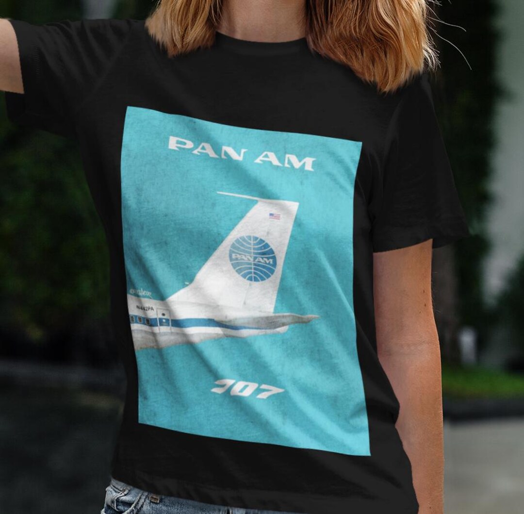 Pan Am T Shirt, Vintage Travel Poster Softstyle Unisex Tee - Etsy