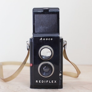 Ansco Rediflex I Twin Lens Reflex Camera/ 1940s Fixed Focus TLR 620 ...