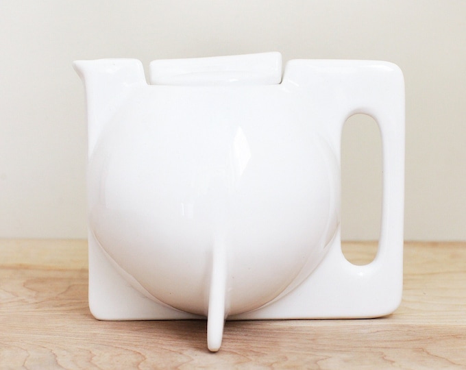 Bauhaus Memphis Style Modernist Teapot / Unique Geometric Art Deco ...