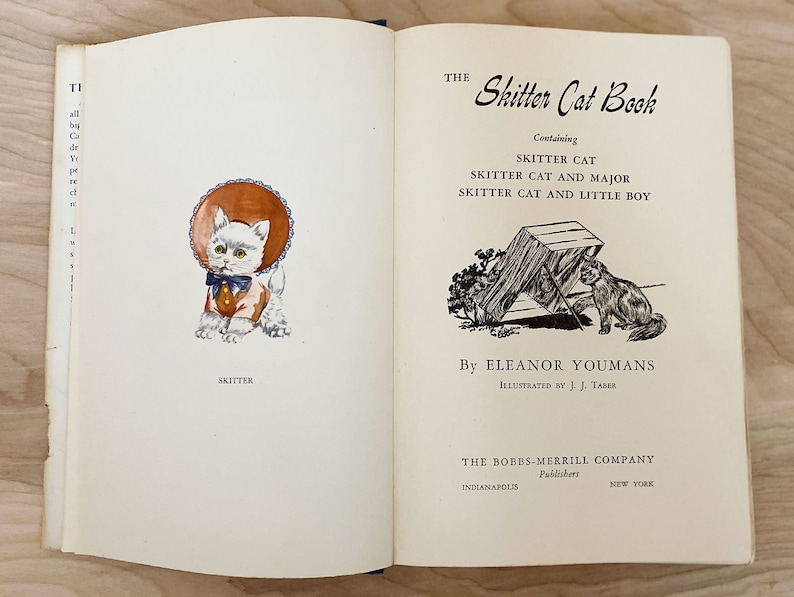 The Skitter Cat Book by Eleanor Youmans and Illustrated by J.J. Taber/ Contains 3 Books in One W ...
