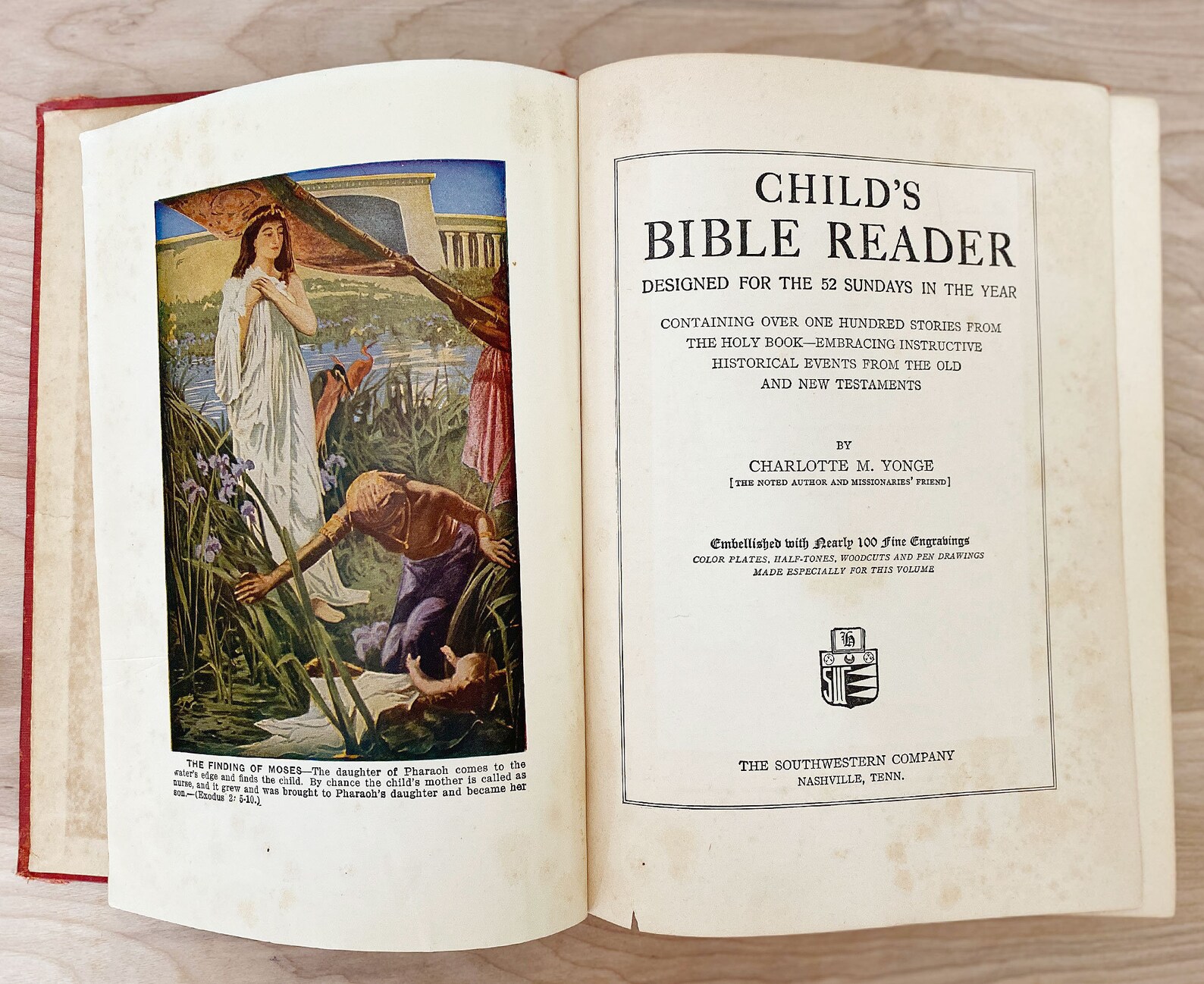 Antique the Child's Bible Reader by Charlotte M. Yonge /1898 Victorian ...