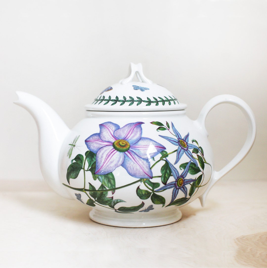 Portmeirion Botanical Garden Teapot by Susan Williams-ellis/ Clematis ...