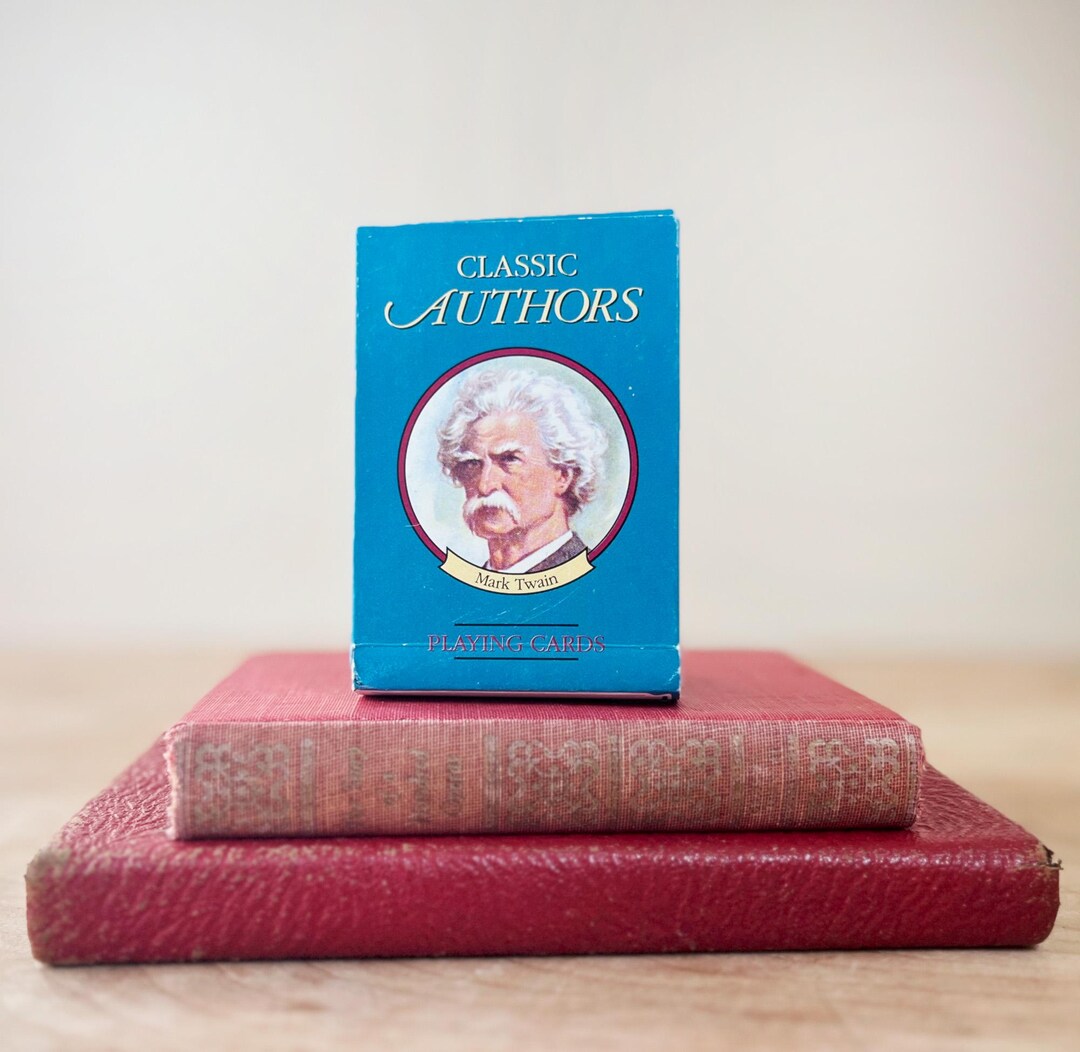 Classic Authors Playing Cards Complete W Instructions/ Whitehall Line ...