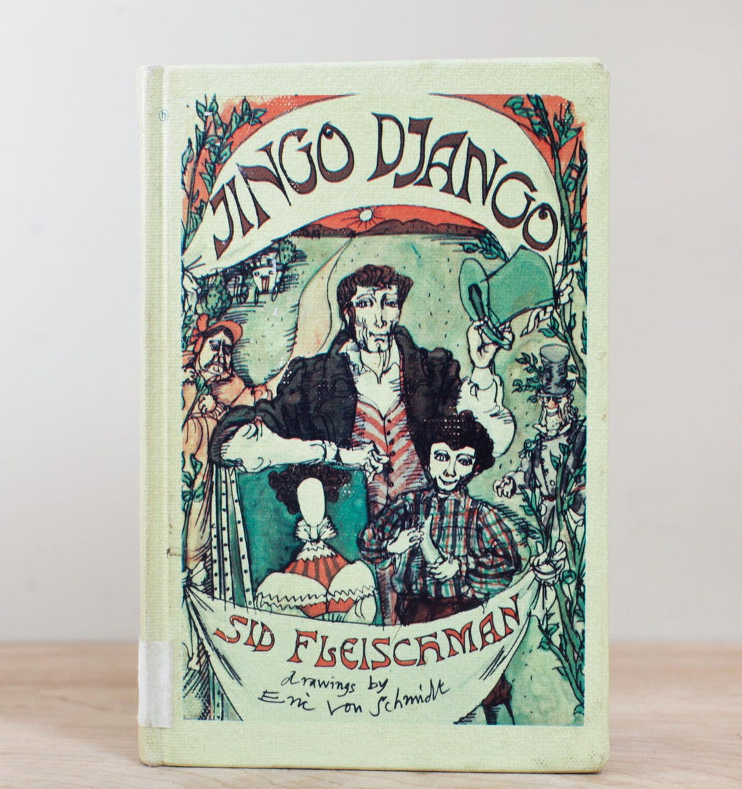 Jingo Django by Sid Fleischman/ 1971 2nd Printing Permanent Bound X ...