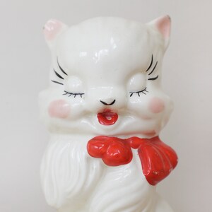 Kitschy Cute Cat Bank/ Rare Mid Century Large Ceramic Kitty Cat Piggy ...