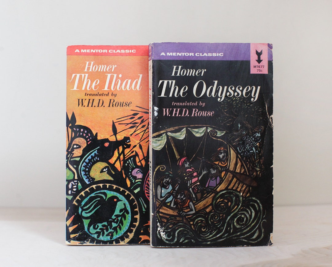 The Odyssey & the Iliad by Homer Translated by W.H.D. Rouse/ - Etsy