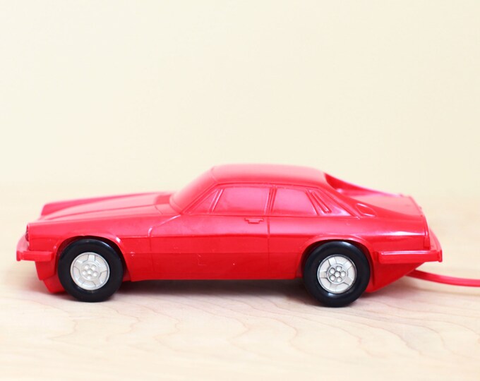 Telemania Little Red Corvette Push Button Phone/ 80s Analog Novelty ...