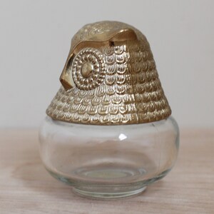 Avon Owl Roses Roses Perfume Bottle /HTF Cutie Hootie Gold Topped Empty ...