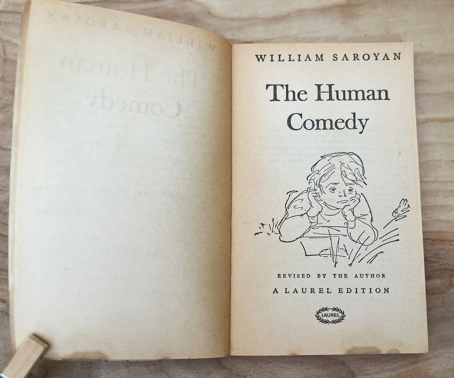 The Human Comedy by William Saroyan/ Illustrated by Don Freeman HTF 60s ...