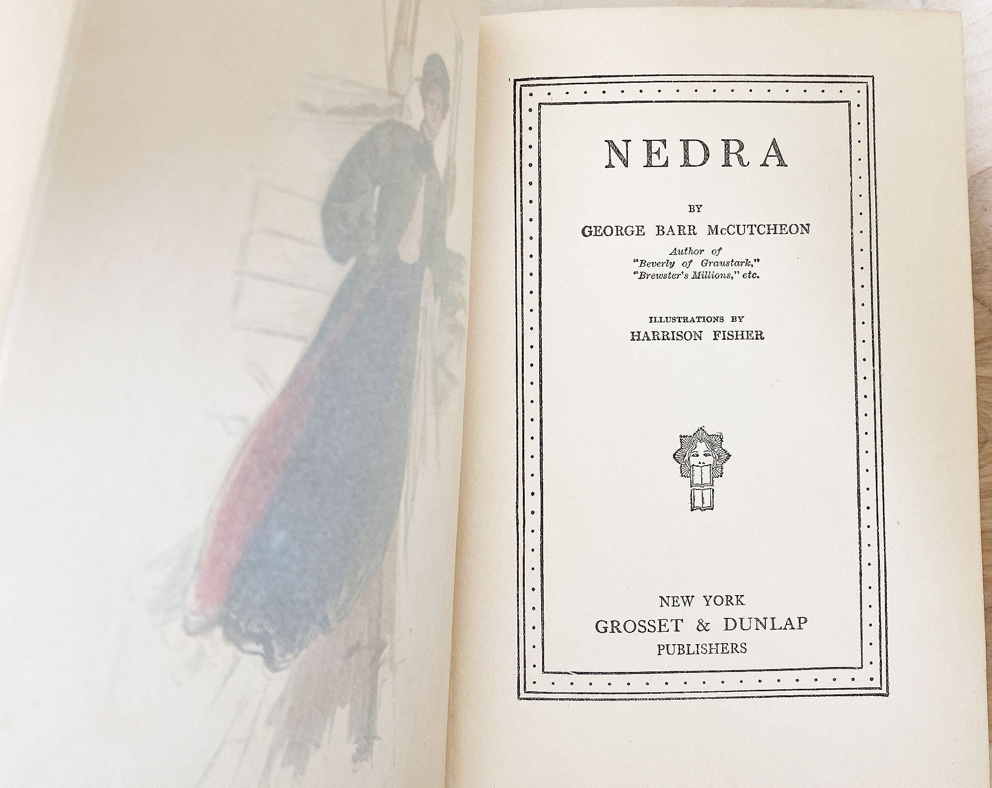 Nedra by George Barr Mccutcheon/ Beautiful Antique Edwardian 1905 ...
