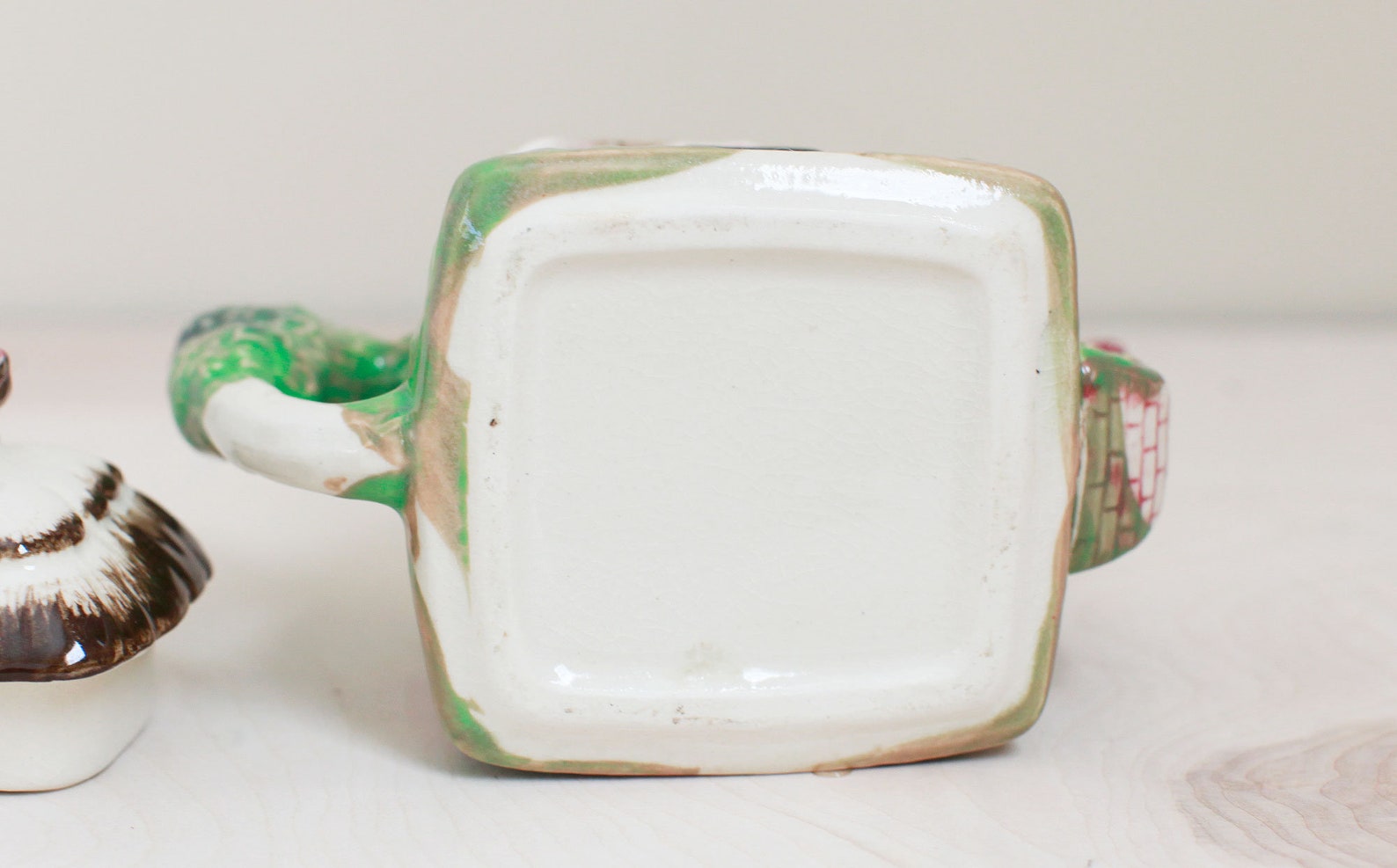 Cute Tiny Cottage Shaped Teapot/ Charming Hand Painted Single | Etsy