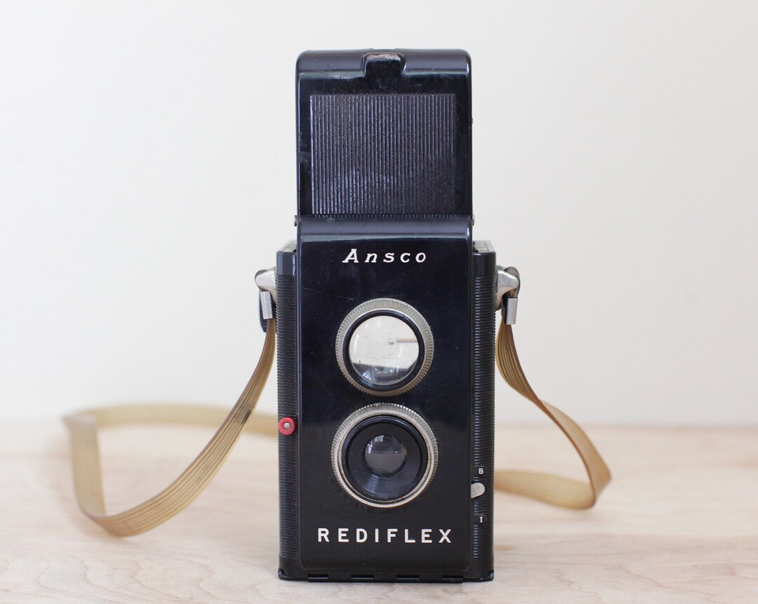 Ansco Rediflex I Twin Lens Reflex Camera/ 1940s Fixed Focus TLR 620 ...