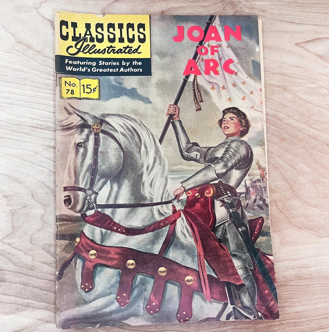 Joan of Arc by Classics Illustrated Comic Book Gilberton Series 1965 ...