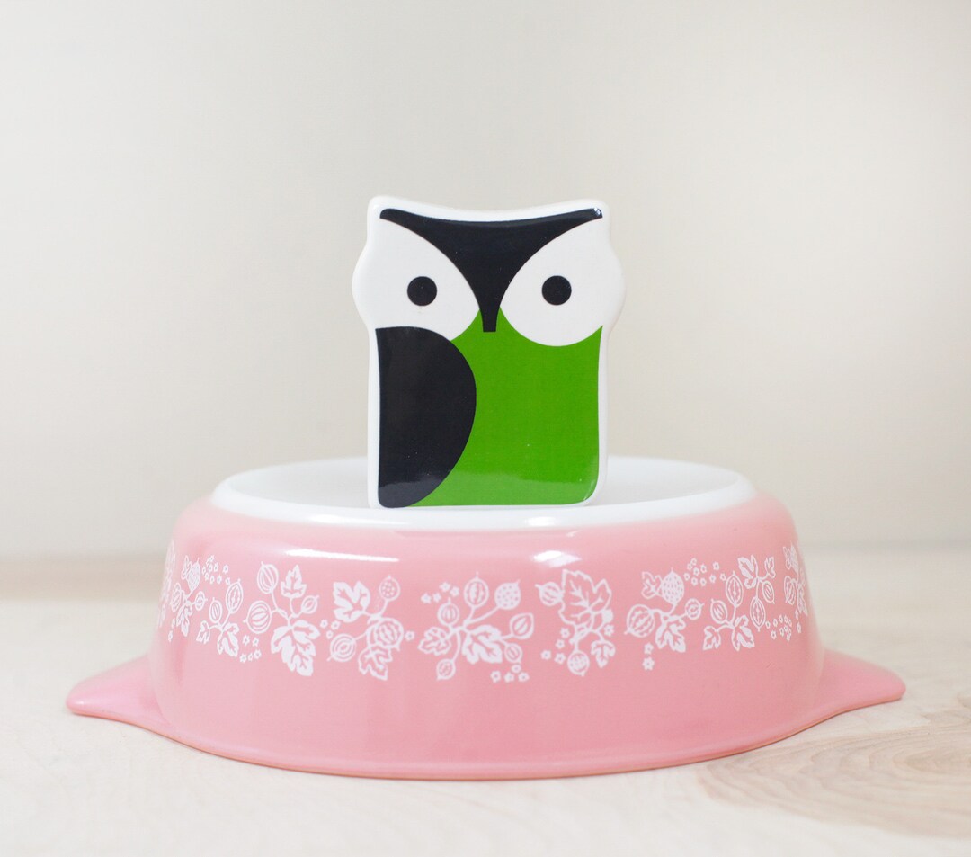 Pyrex Pink Gooseberry 471 Casserole/ Pyrex Pink & White Baking Dish 1 ...