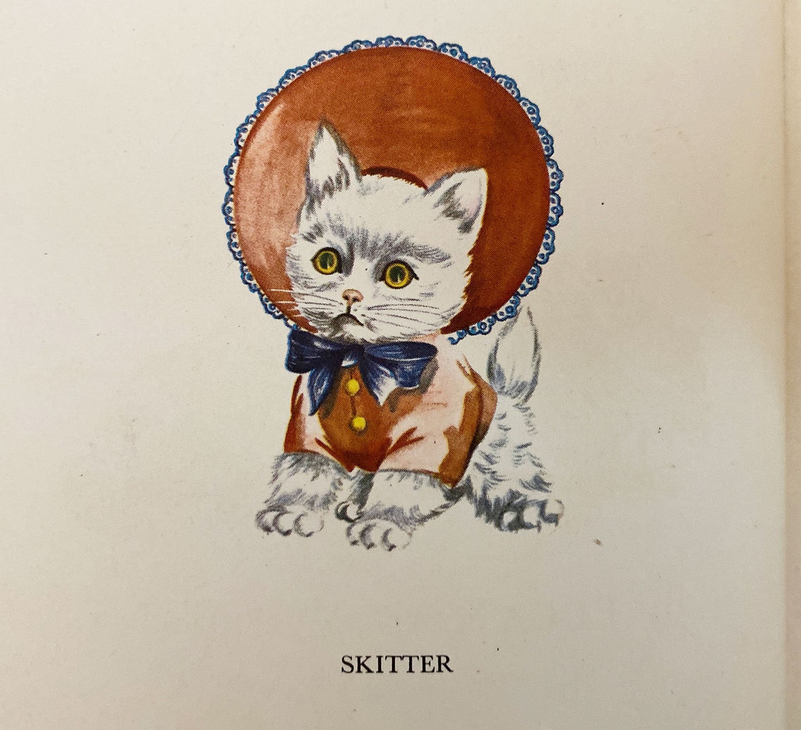 The Skitter Cat Book by Eleanor Youmans and Illustrated by - Etsy