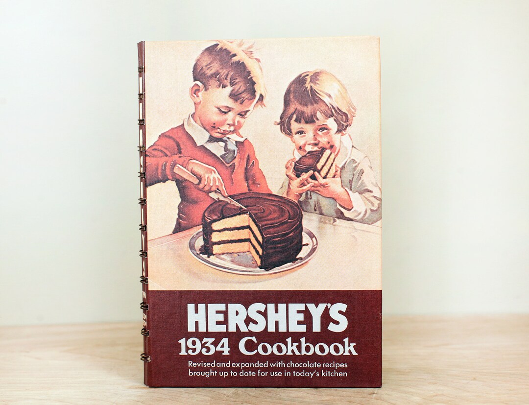 Hershey's 1934 Cookbook Revised 1983 Edition/ Cute Cookbook W Color ...