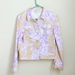 French Country Style Toile Jacket / Cute Jean Jacket Style W Lavender ...