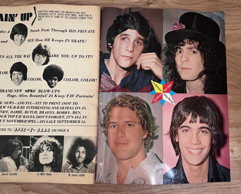 Spec Magazine October 1972/ Vintage Teen Tabloid Style Magazine/ 70s ...
