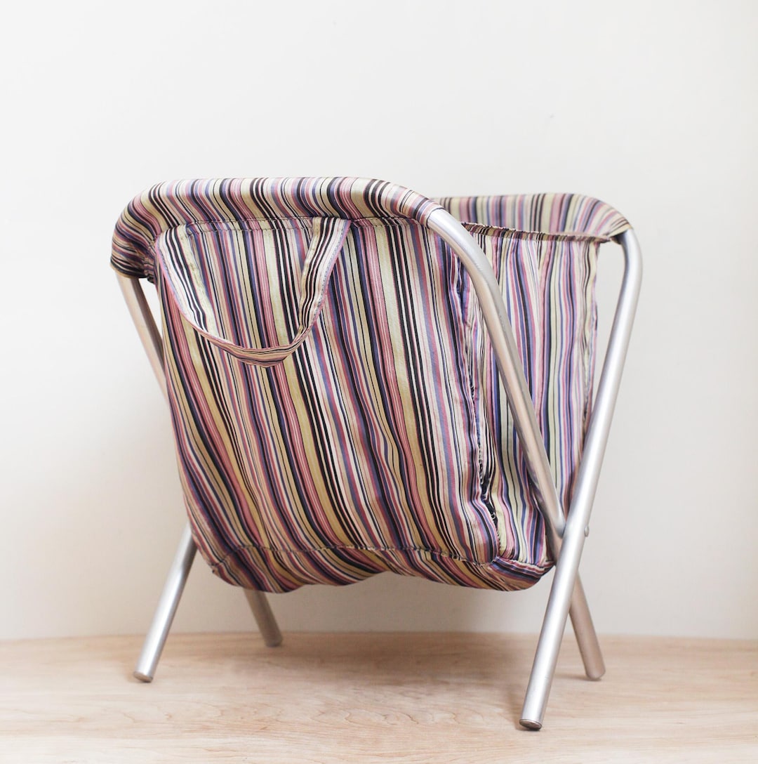 Knitting Crafting Folding Caddy/ Freestanding Folding Sewing Basket ...
