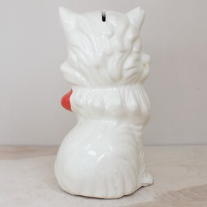 Kitschy Cute Cat Bank/ Rare Mid Century Large Ceramic Kitty Cat Piggy ...