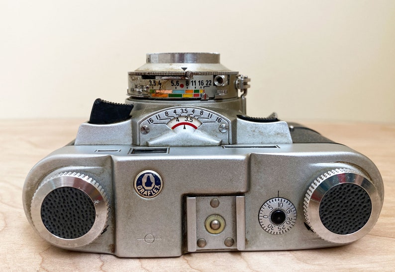 Graflex Graphic 35 Rangefinder Camera W Leather Case/ Cute Compact ...