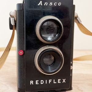 Ansco Rediflex I Twin Lens Reflex Camera/ 1940s Fixed Focus TLR 620 ...