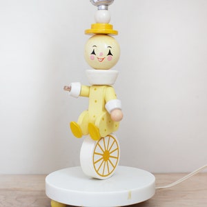 IRMI Hand Painted Child's Clown Lamp/ Cute and Rare Little - Etsy