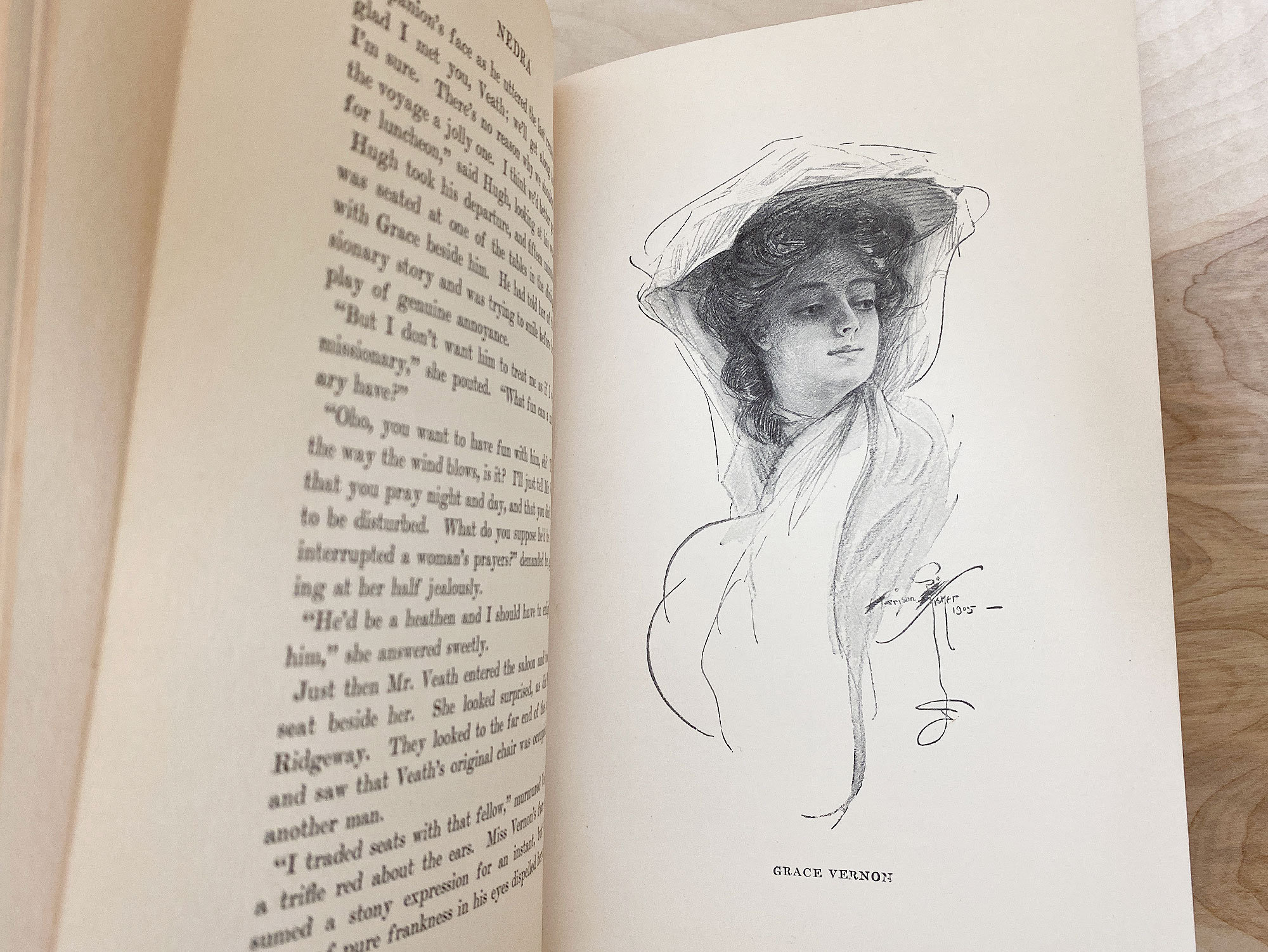 Nedra by George Barr Mccutcheon/ Beautiful Antique Edwardian 1905 ...