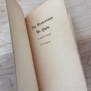 The Mysterious Mr.quin by Agatha Christie W William Teason Cover Art ...