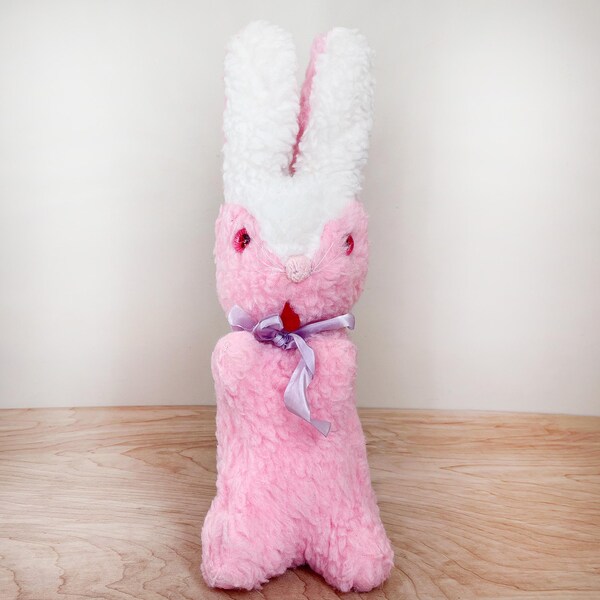 Pink Rabbit Plush Toy - Etsy