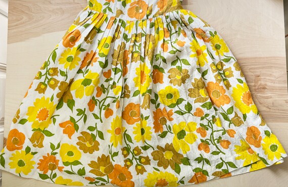 1960s Floral Summer Tea Dress Vintage Floral Flare … Gem