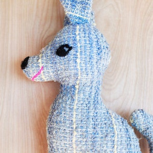 Vintage Dachshund in Handwoven Fabric and Made by Roberta - Etsy