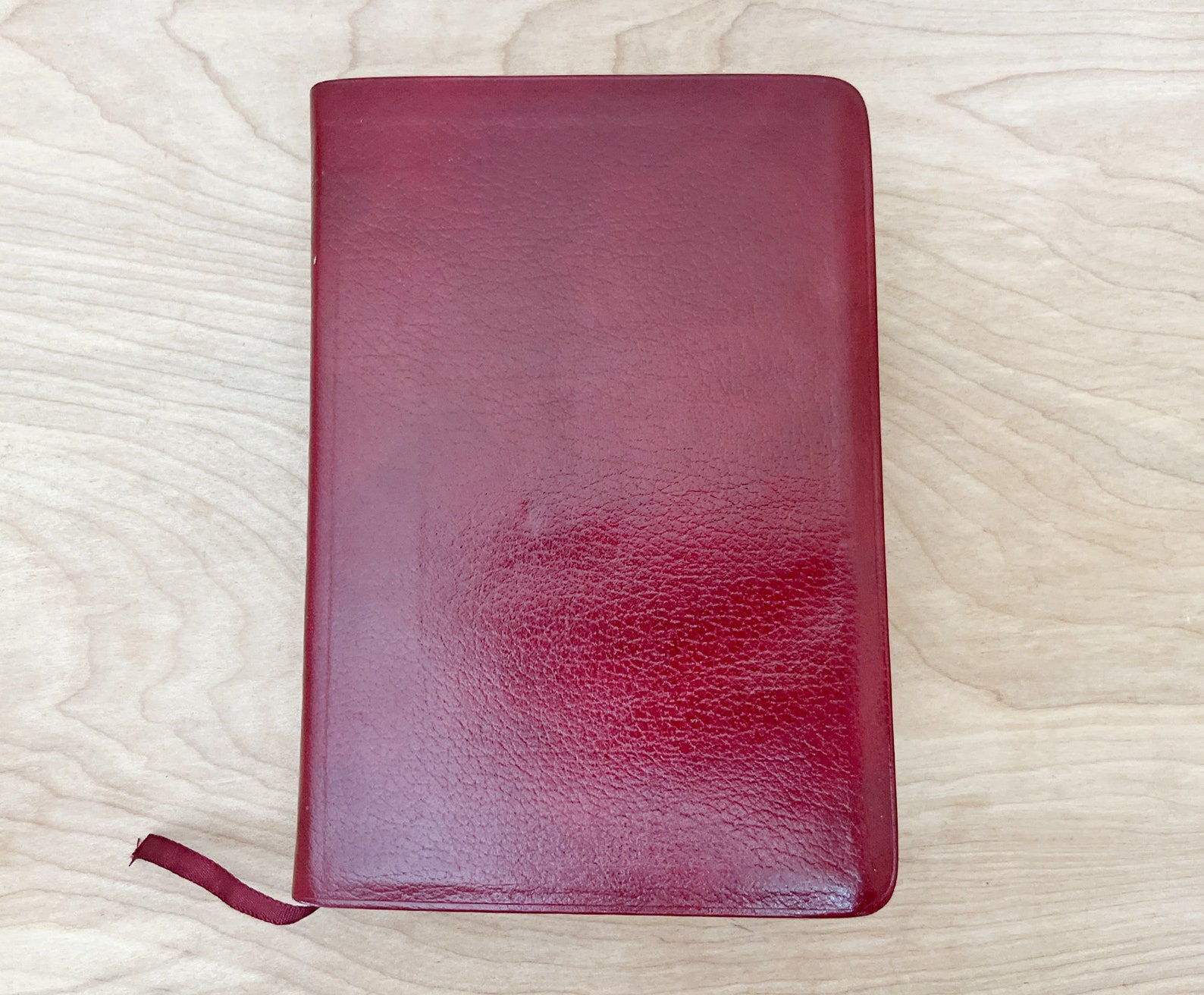 Red Bonded Leather Bible/ Old & New Testaments King James - Etsy