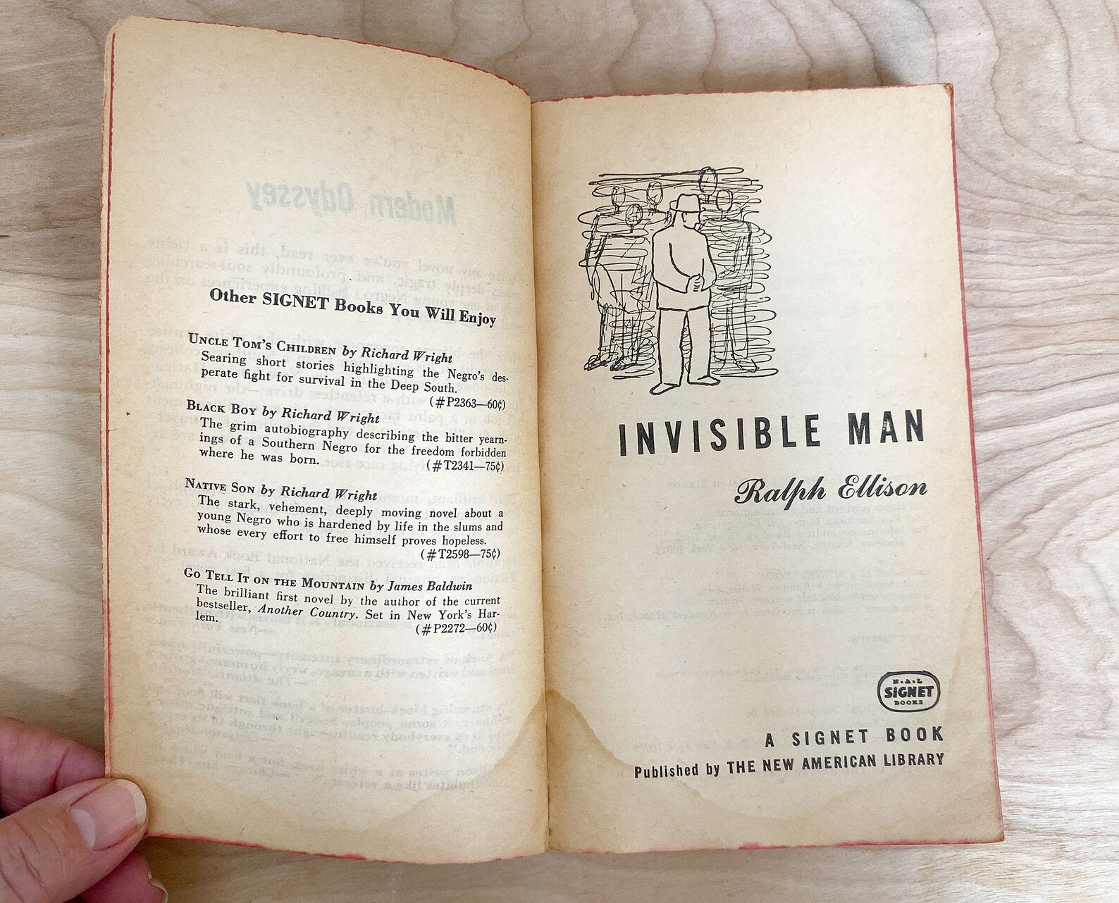 Invisible Man by Ralph Ellison/ National Book Award Winner/ - Etsy