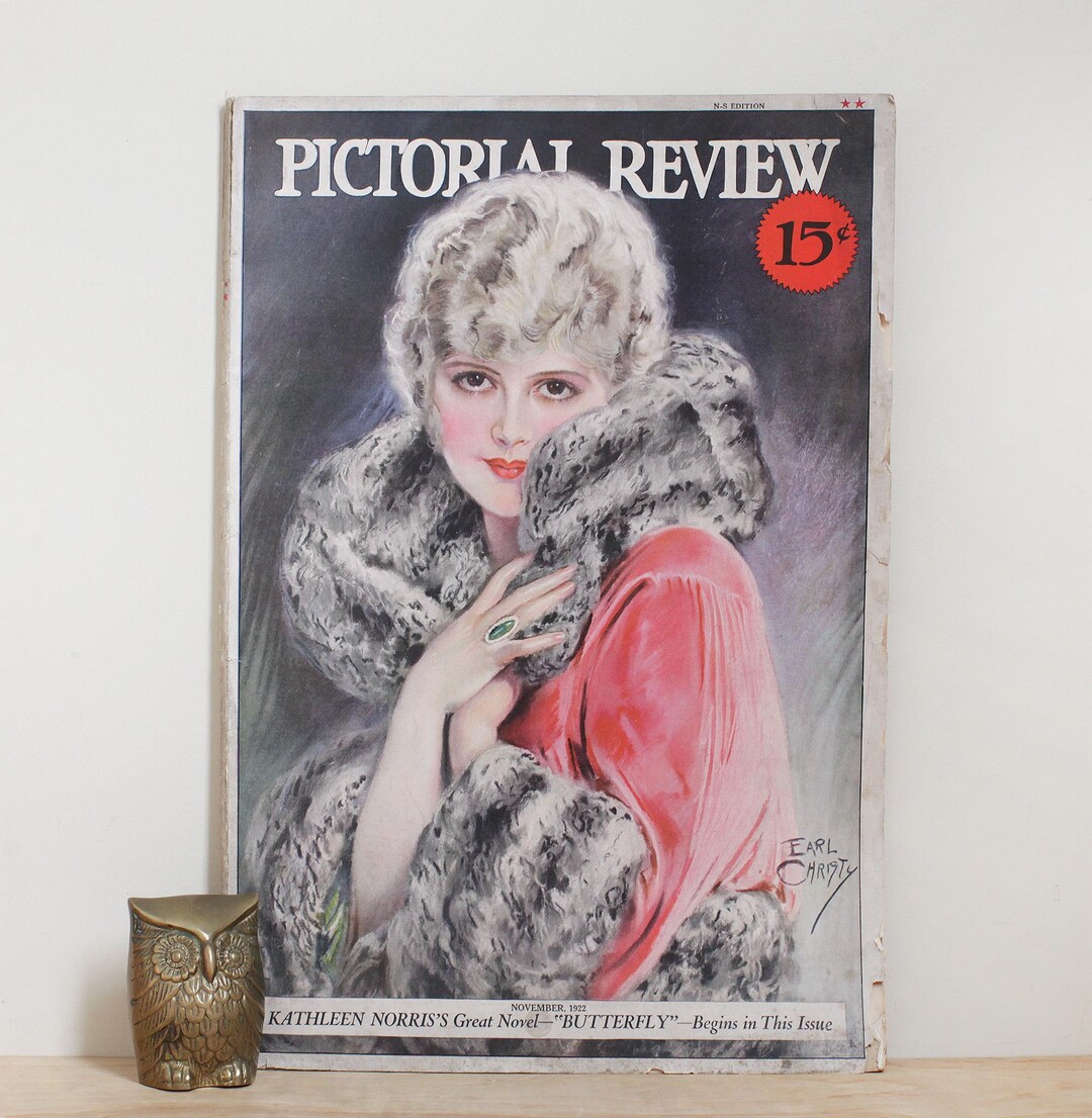Pictorial Review Magazine Nov 1922/ HTF Antique Mag W Cover by F. Earl ...