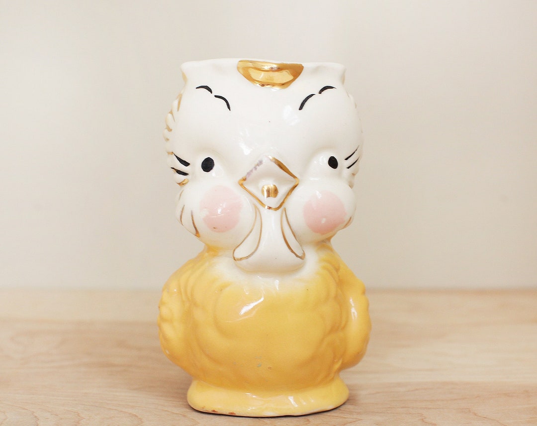 Shawnee Chicken Pitcher/ Super Cute & Extra Kitschy Birdie 6" Milk Jug ...