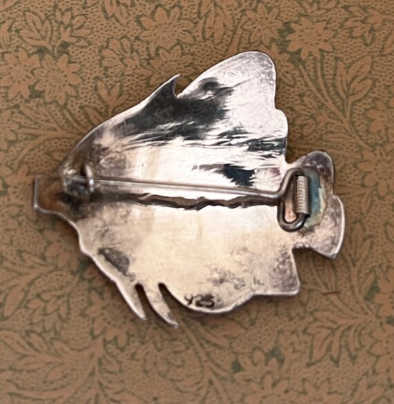Vintage Angelfish Sterling Silver Pin/ Cool Mid centu… - Gem