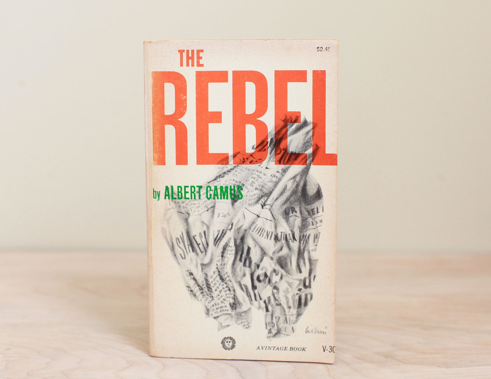 The Rebel by Albert Camus/ 1956 Vintage Paperback Edition/ Leo | Etsy