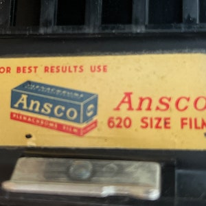 Ansco Rediflex I Twin Lens Reflex Camera/ 1940s Fixed Focus TLR 620 ...