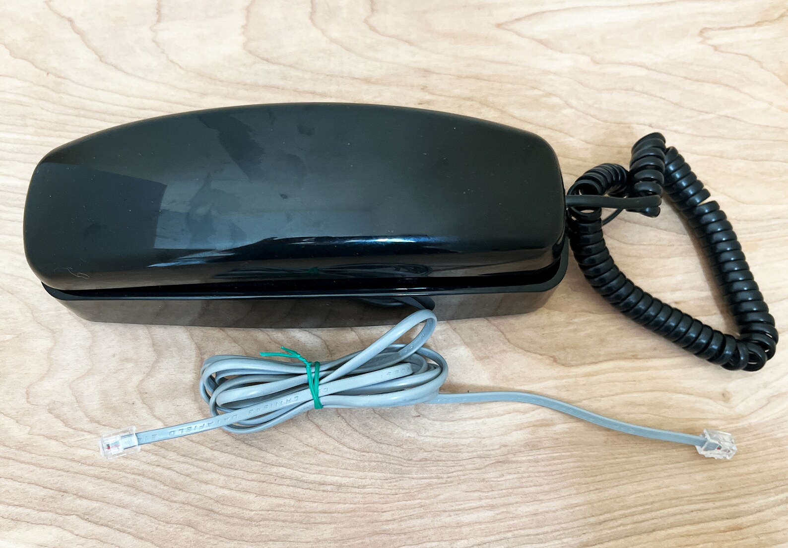 Black AT&T 80s Push Button Princess Phone/ Nice Analog Wall | Etsy