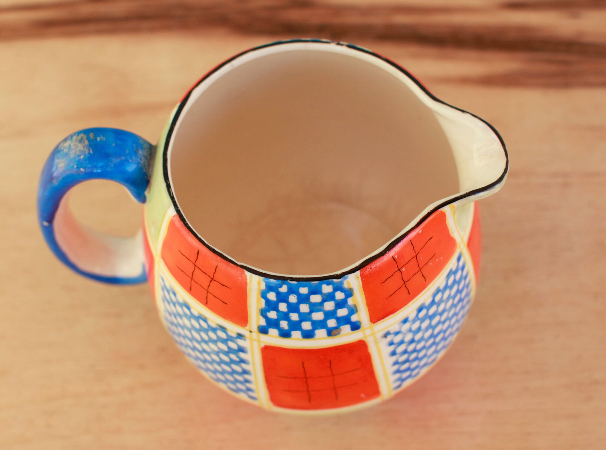 Royal Trico Plaid Pitcher/ Hand Painted Cottage Style Cutie/ | Etsy