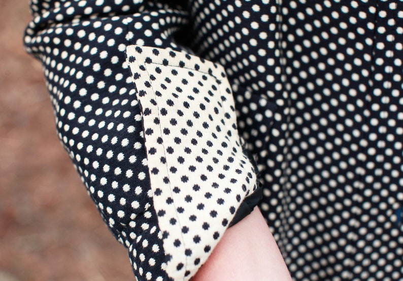 Miss Fox Created by Seymour Fox Jacket/ Cute 50's Vintage Polka Dot ...