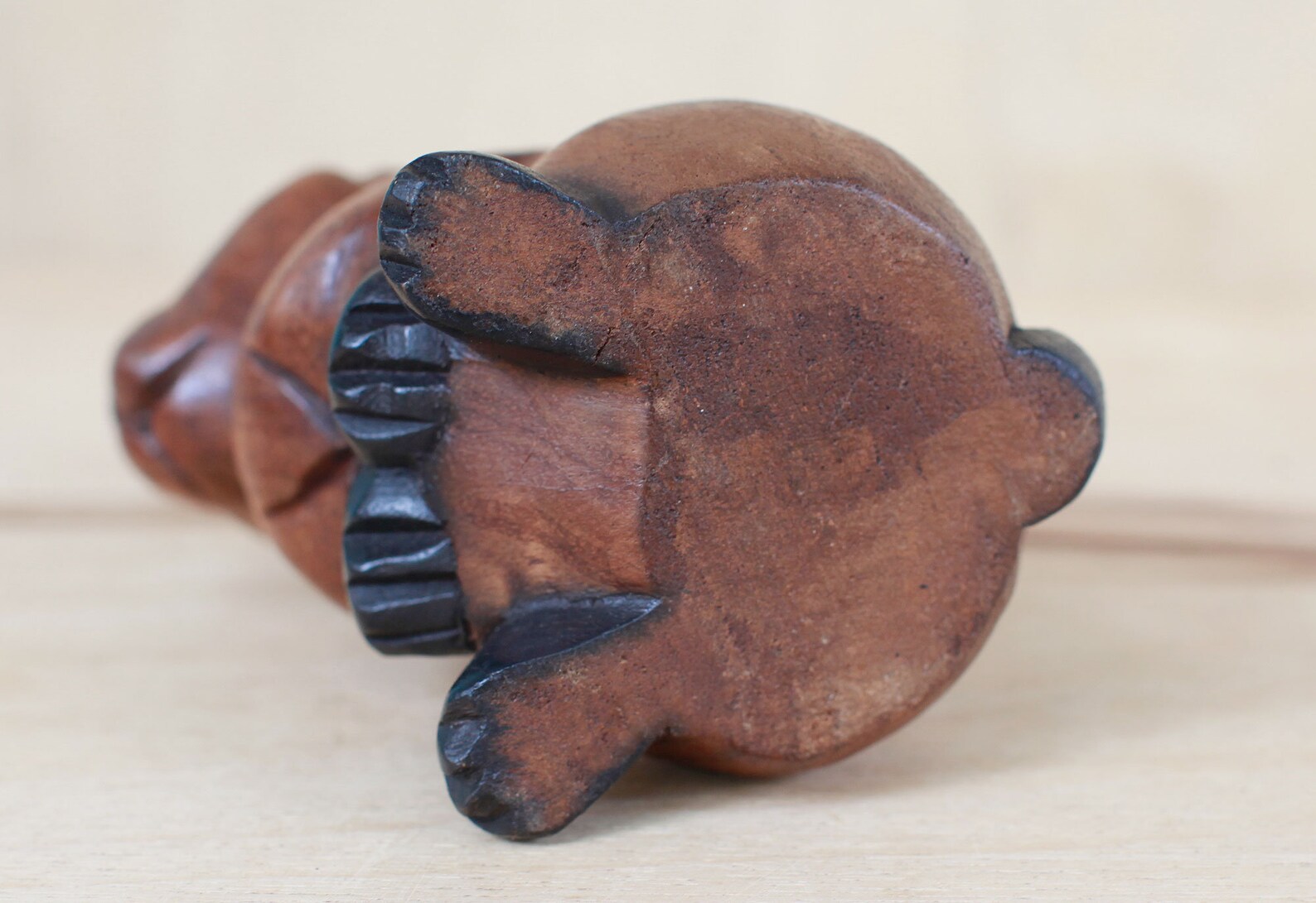 Hand Carved Wood Bunny Rabbit/ Unique and Beautifully Done Mid - Etsy